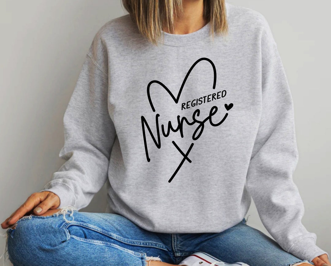 Registered Nurse Long Sleeve Shirt, RN Long Sleeve Tshirt for ...