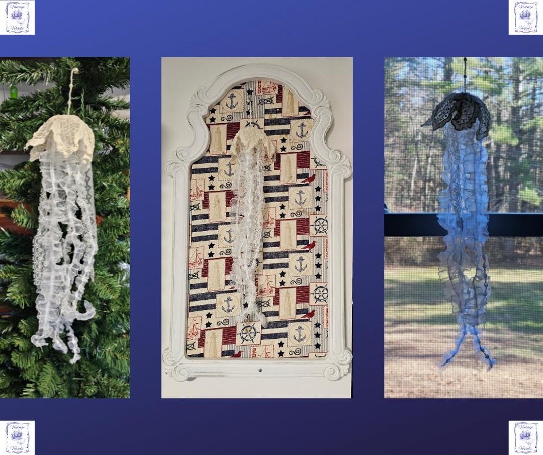 Vintage Lace Jellyfish - Etsy