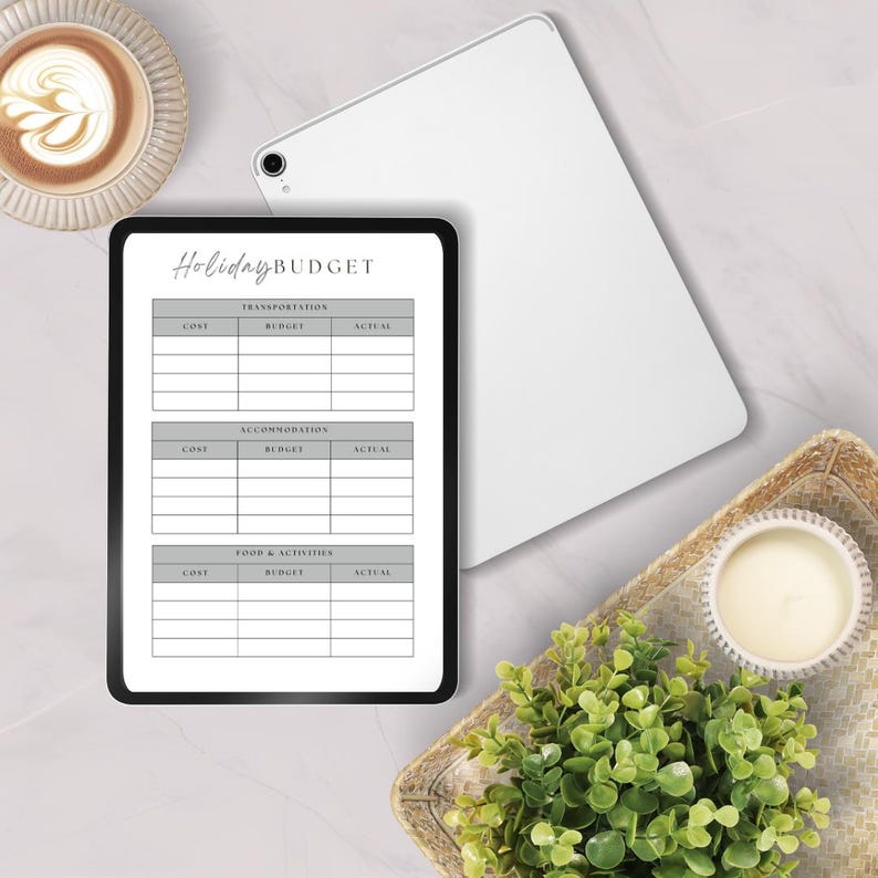 Holiday Budget Tracker | Instant Download | Festive Savings Planner ...