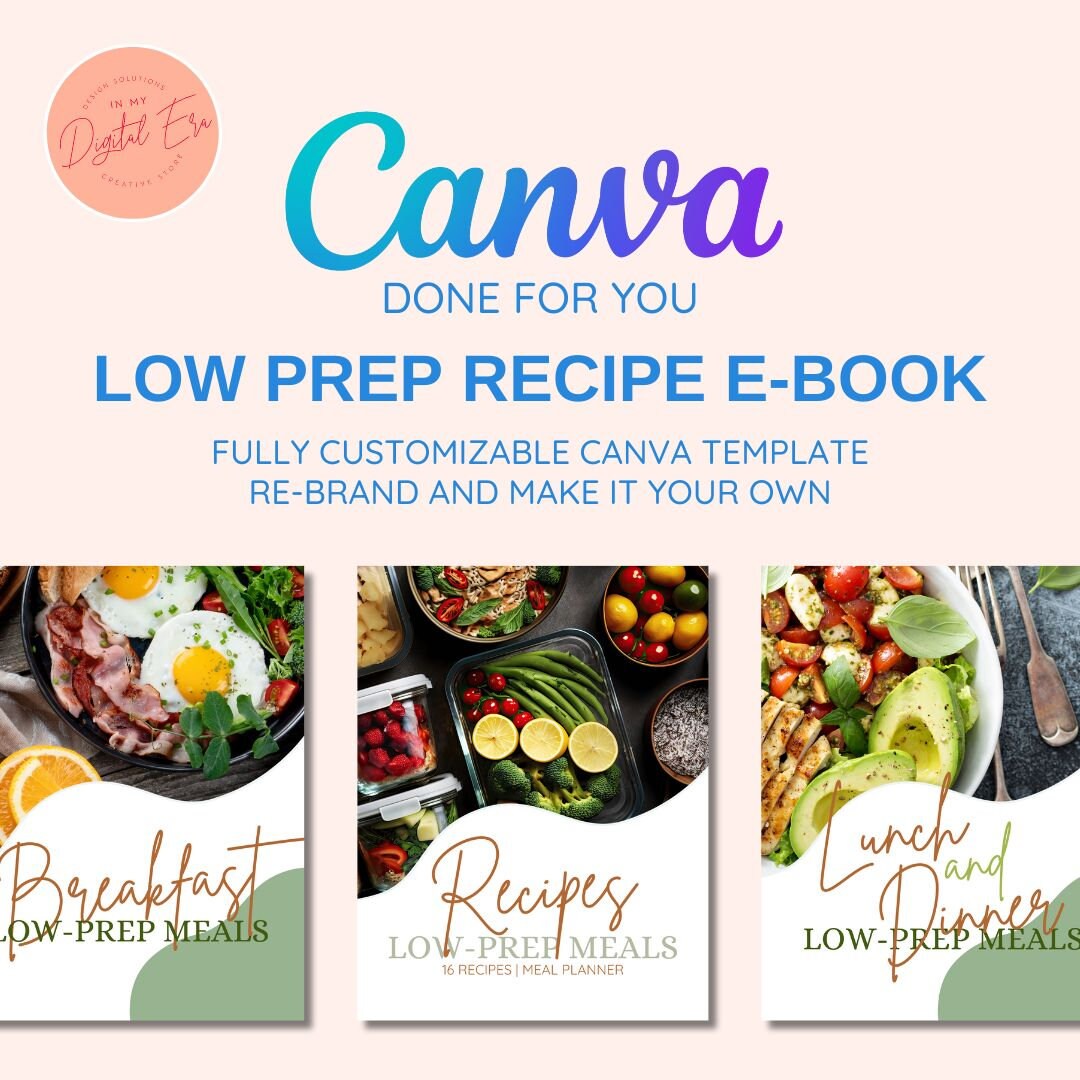 Editable Canva Intro to Macros Guide Template & Low Prep Recipe Bundle ...