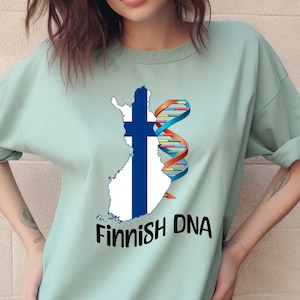 FINLAND Map Finnish DNA Helix Family Roots Nationality Ancestry ...