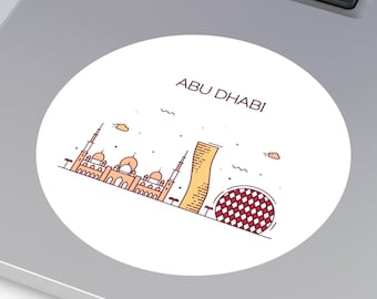 UAE Abu Dhabi City Sticker Car Bumper Decal - Etsy