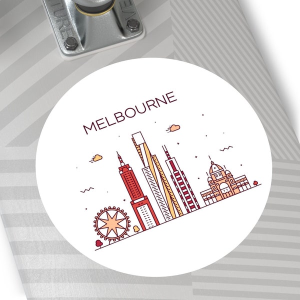 Melbourne Sticker - Etsy