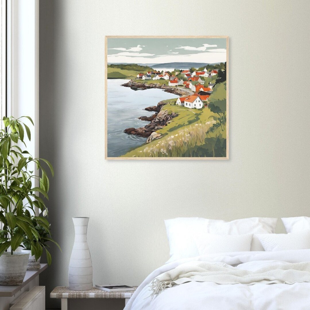 BOHUS Province SWEDEN Swedish West Coast Landscape Travel Art Premium ...