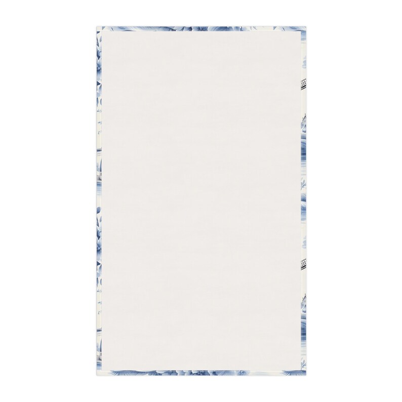 Blue Delft Inspired Dutch Windmills 18 X 30 Inch Kitchen Tea Towel ...