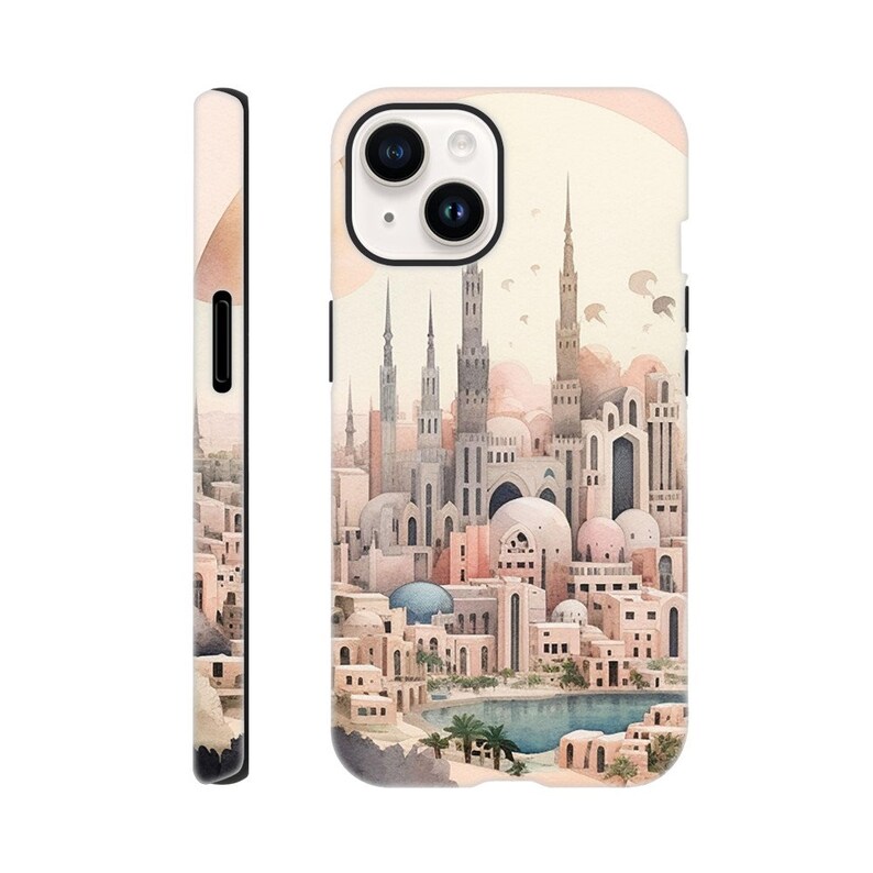 RIYADH SAUDI ARABIA City Skyline View Travel Cell Phone Tough Case ...