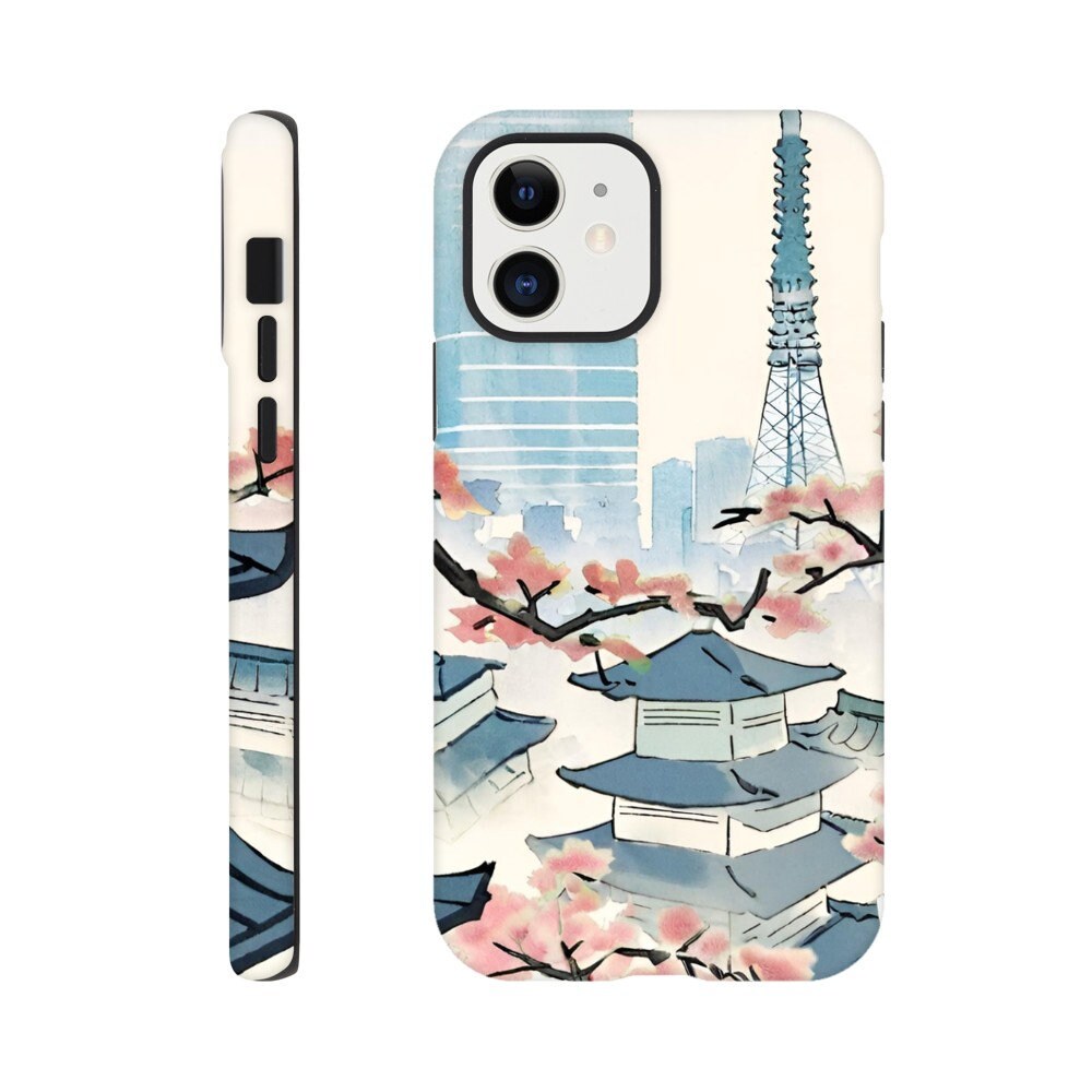 TOKYO JAPAN Tokyo Tower Japanese Travel Cell Phone Tough Case Apple ...