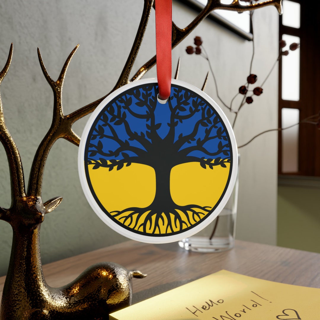 UKRAINE Flag Family Tree Roots Ukrainian Ancestry DNA Heritage Pride ...
