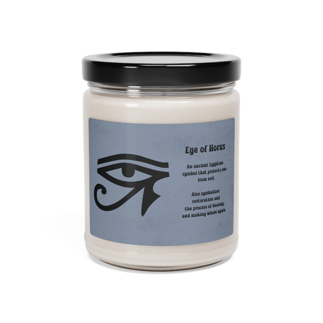 Eye of Horus Egyptian Protection Symbol Vegan Scented or Unscented Soy ...