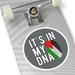 PALESTINE DNA Palestinian Heritage Ancestry Round Water Resistant Vinyl ...