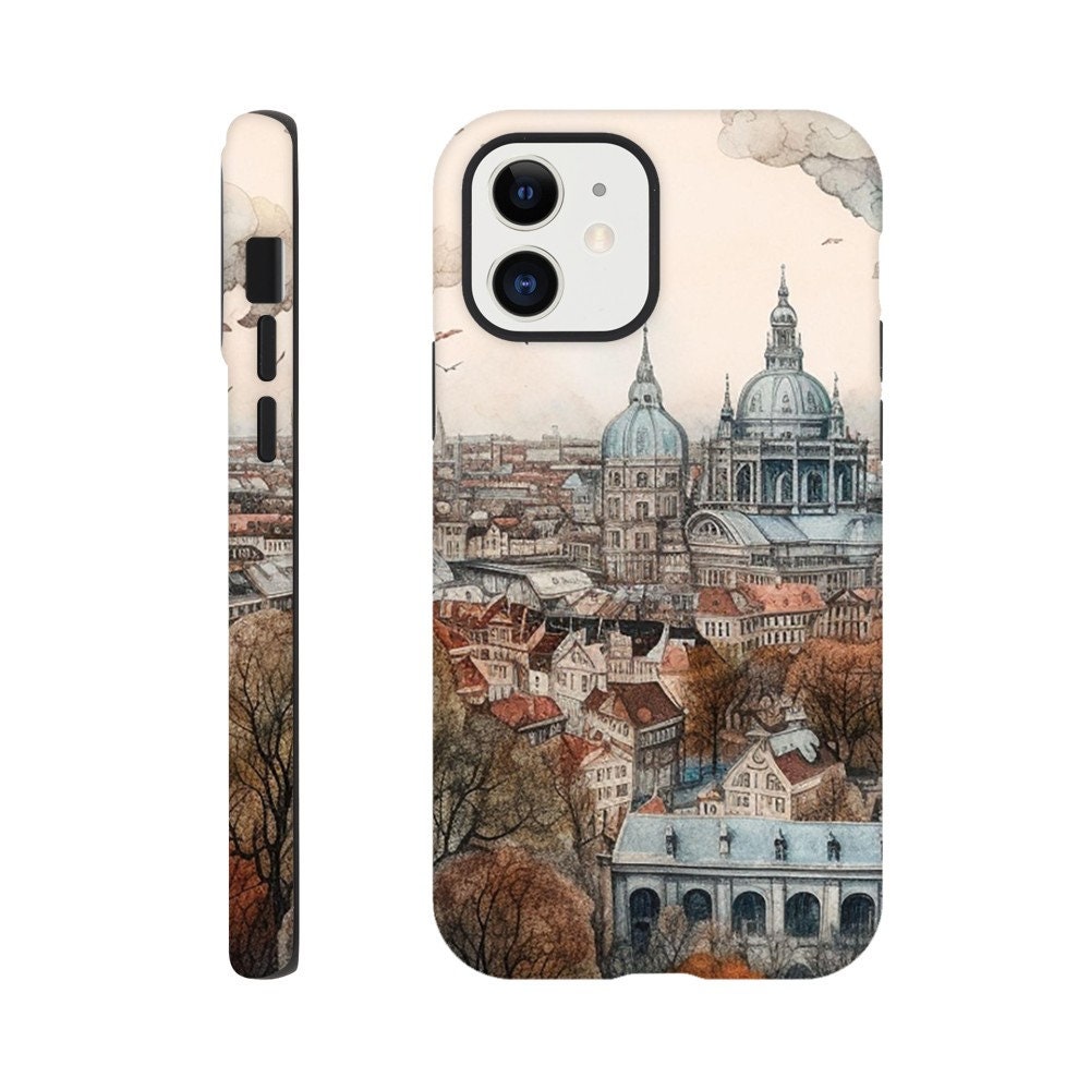 VIENNA AUSTRIA City Skyline View Austrian Travel Cell Phone Tough Case ...