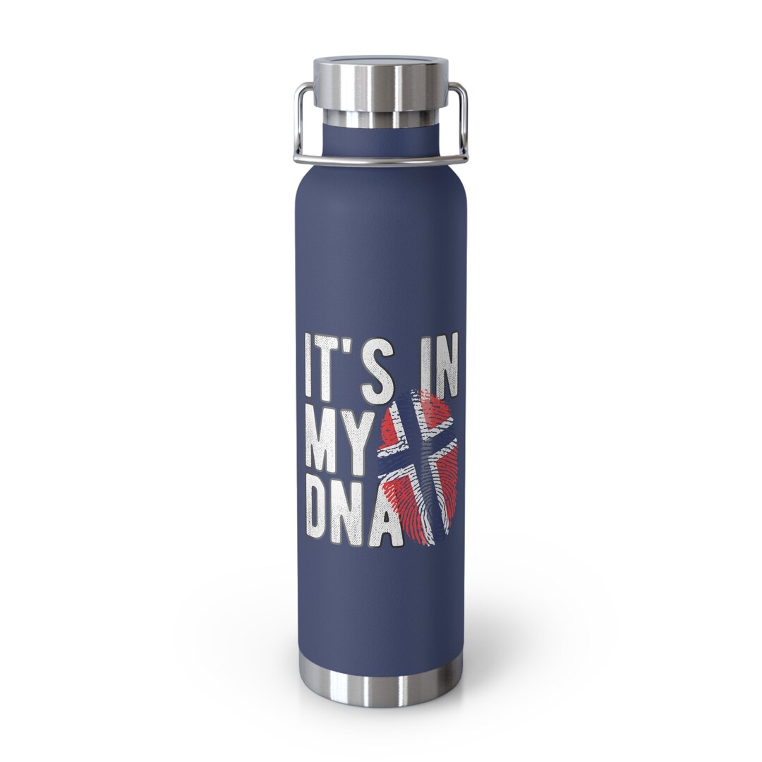 NORWAY DNA Flag Fingerprint 22 Oz. Copper Vacuum Insulated Stainless ...