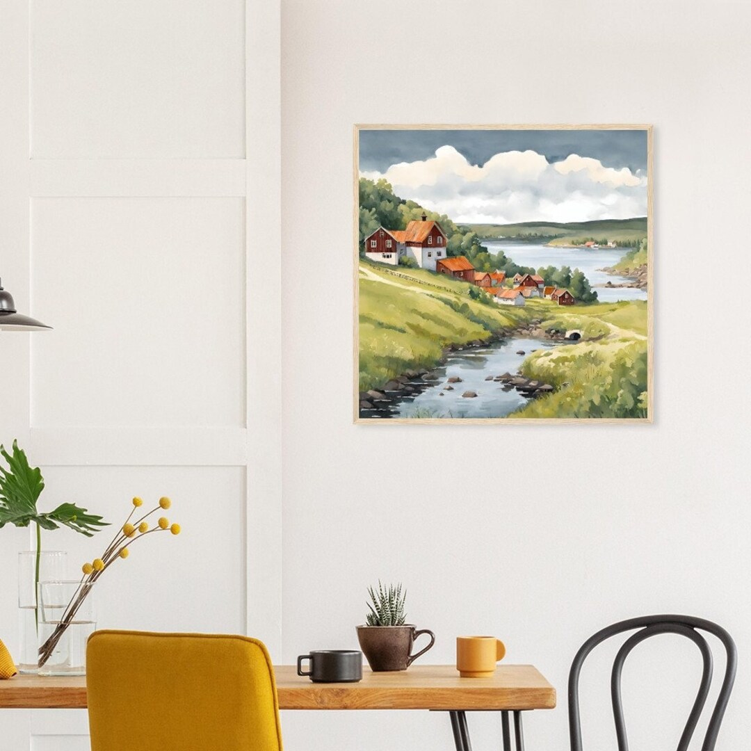 BOHUS Province SWEDEN Swedish West Coast Landscape Travel Art Premium ...