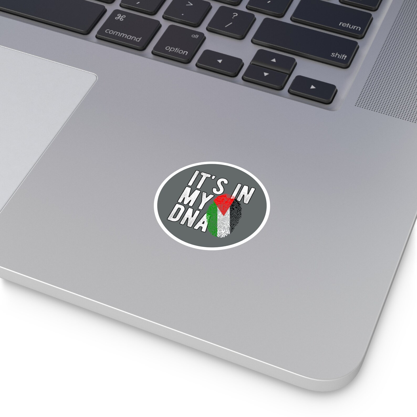 PALESTINE DNA Palestinian Heritage Ancestry Round Water Resistant Vinyl ...