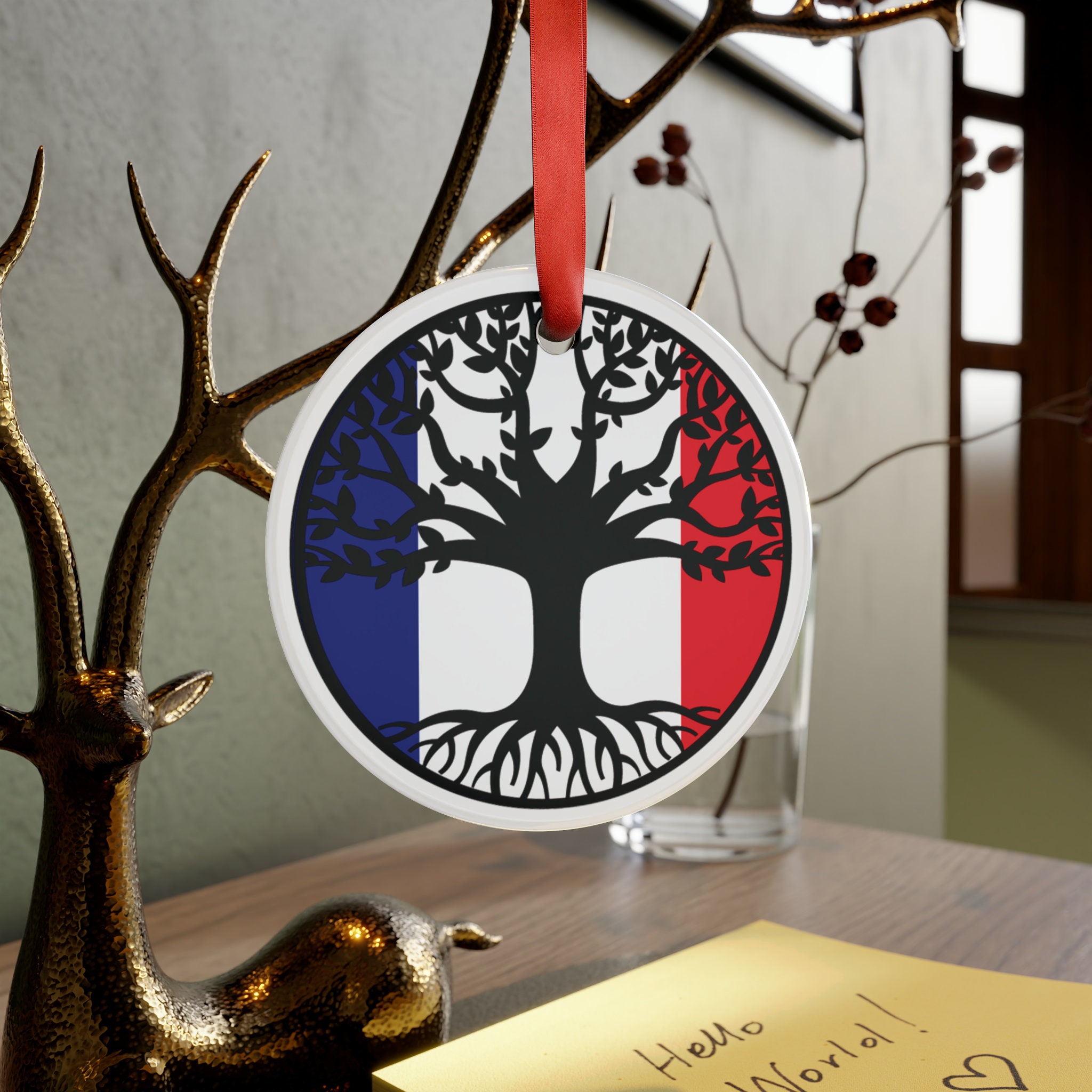 FRANCE Flag Family Tree Roots, French Ancestry Heritage Acrylic ...