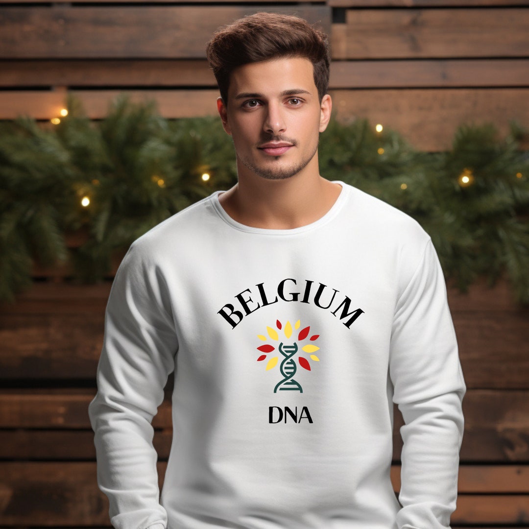 BELGIUM DNA Belgian Heritage Family Roots Ancestry Graphic Gildan ...