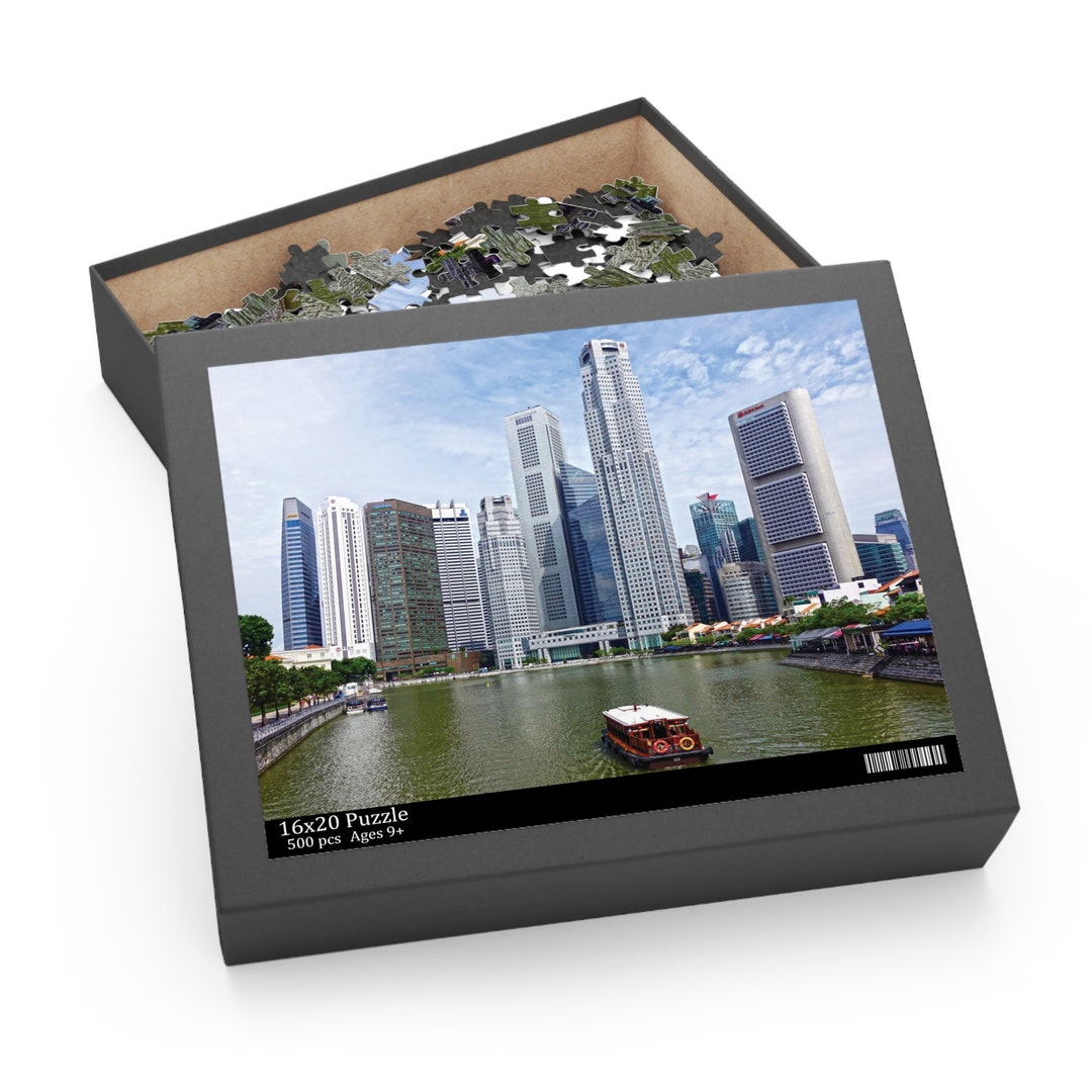 500 Piece Jigsaw Puzzle 16 X 20 Inch SINGAPORE City Skyline - Etsy