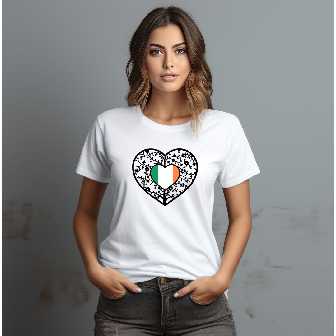 IRELAND Heart Flag Irish Family Tree Roots Genealogy Heritage Ancestry ...