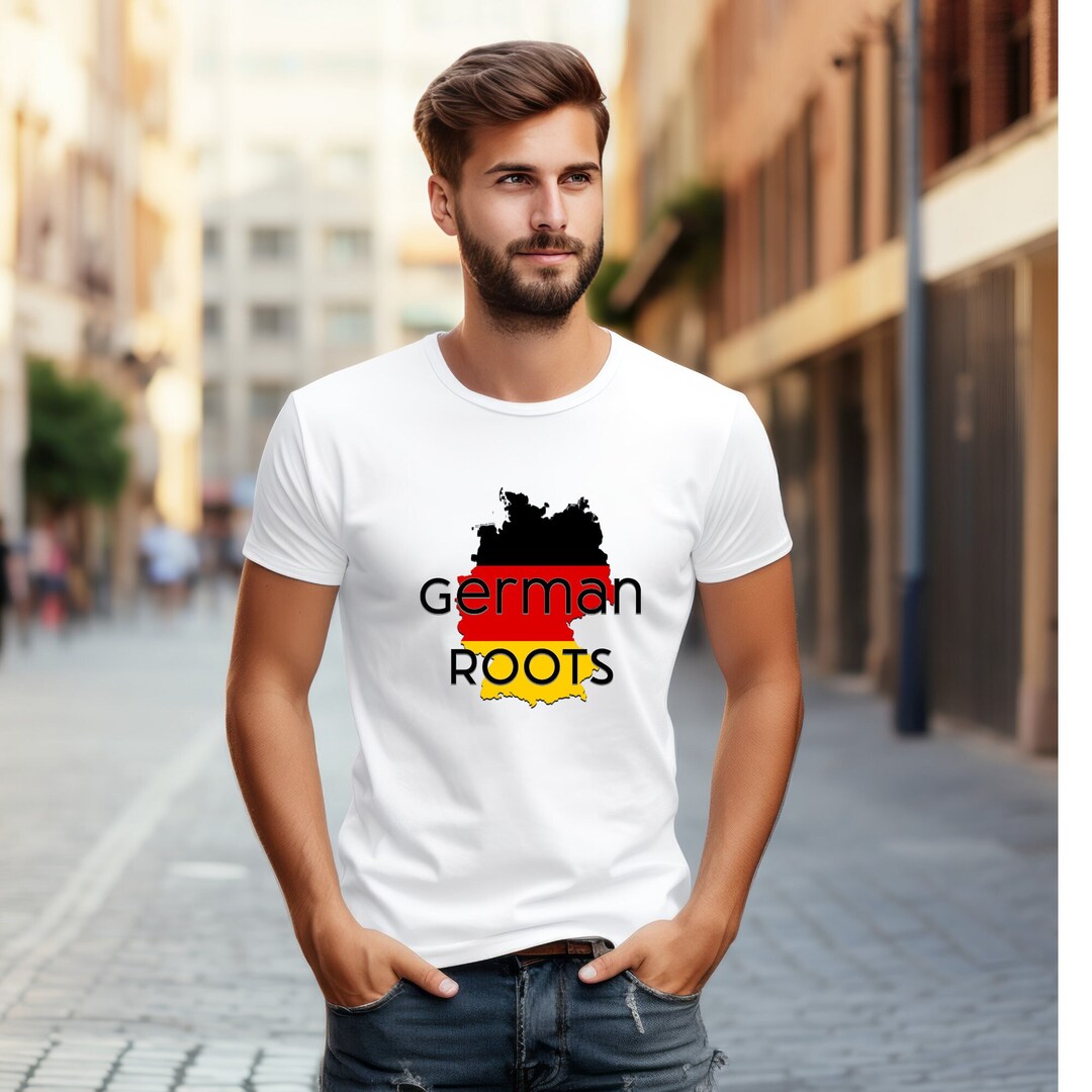 GERMAN Roots Germany Map Heritage Ancestry Pride Bella + Canvas Unisex ...