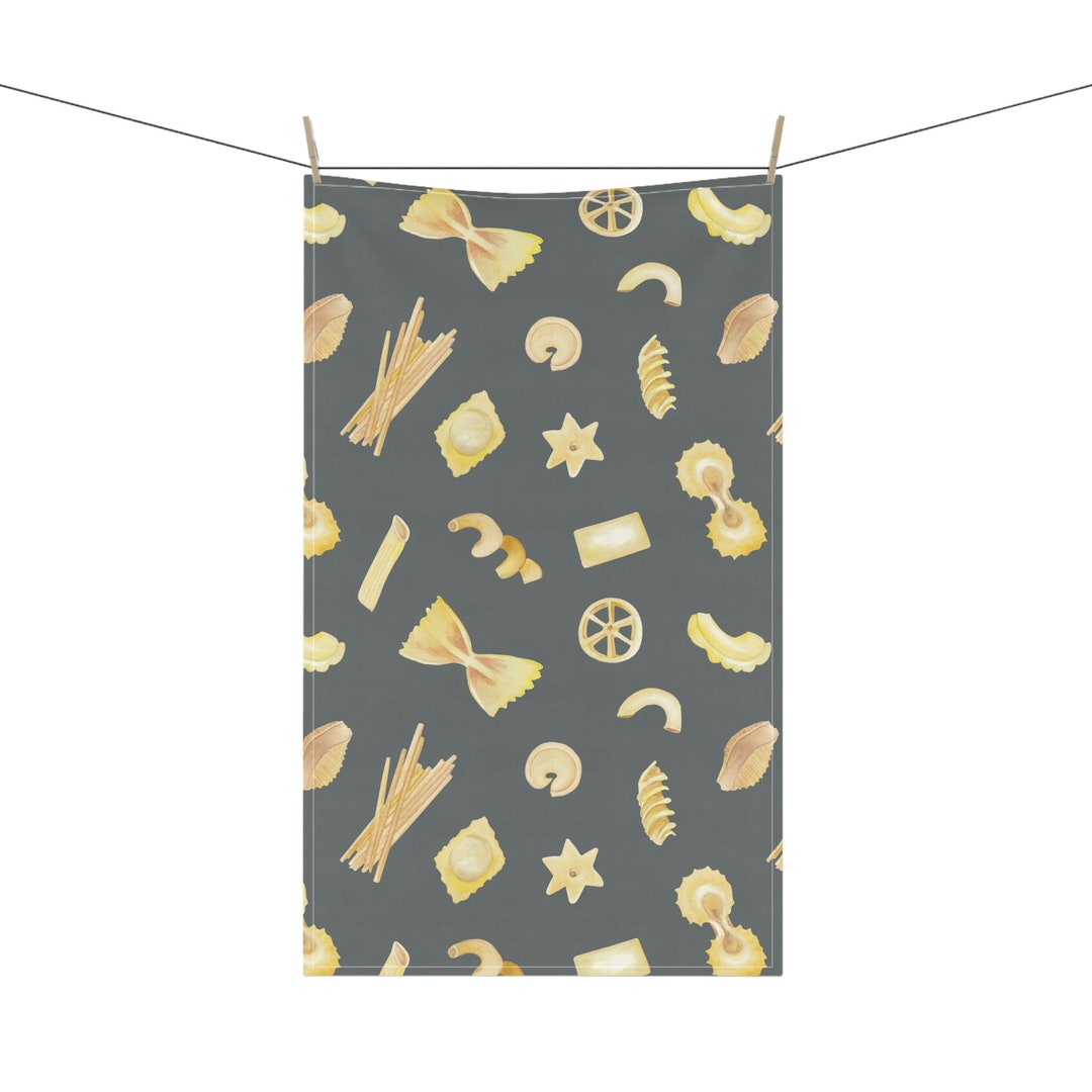 Italian Pasta Pattern Italy Food Neutral Colors 18 X 30 Inch Kitchen ...