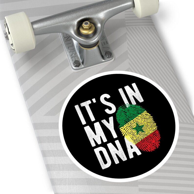 SENEGAL DNA Senegalese Heritage Ancestry Round Water Resistant Vinyl ...