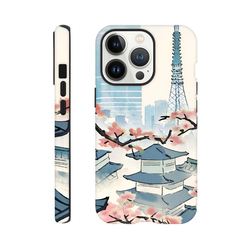 TOKYO JAPAN Tokyo Tower Japanese Travel Cell Phone Tough Case Apple ...