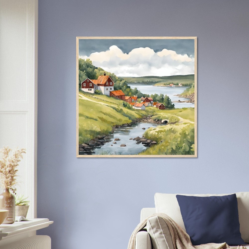 BOHUS Province SWEDEN Swedish West Coast Landscape Travel Art Premium ...