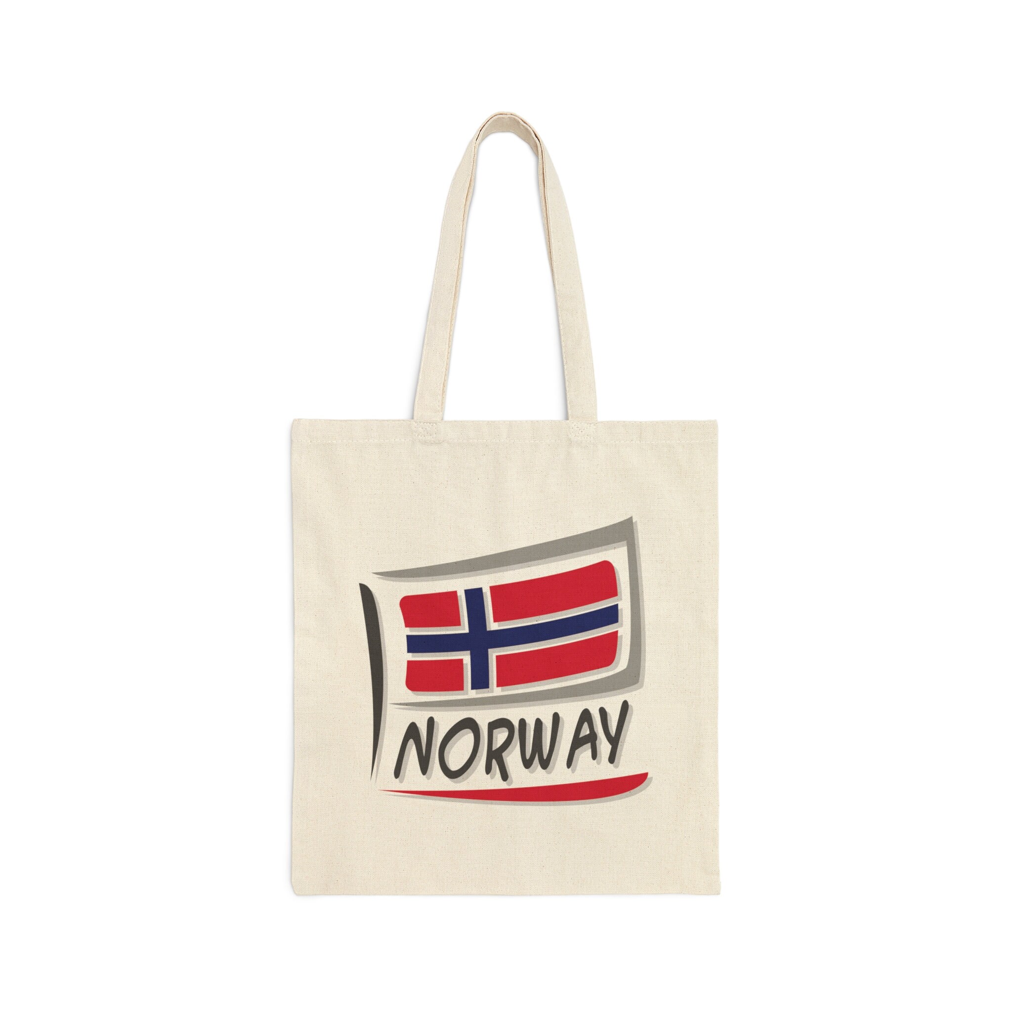 Norway Flag Norwegian Pride Norsk Norge Cotton Canvas Tote Bag Shopping ...