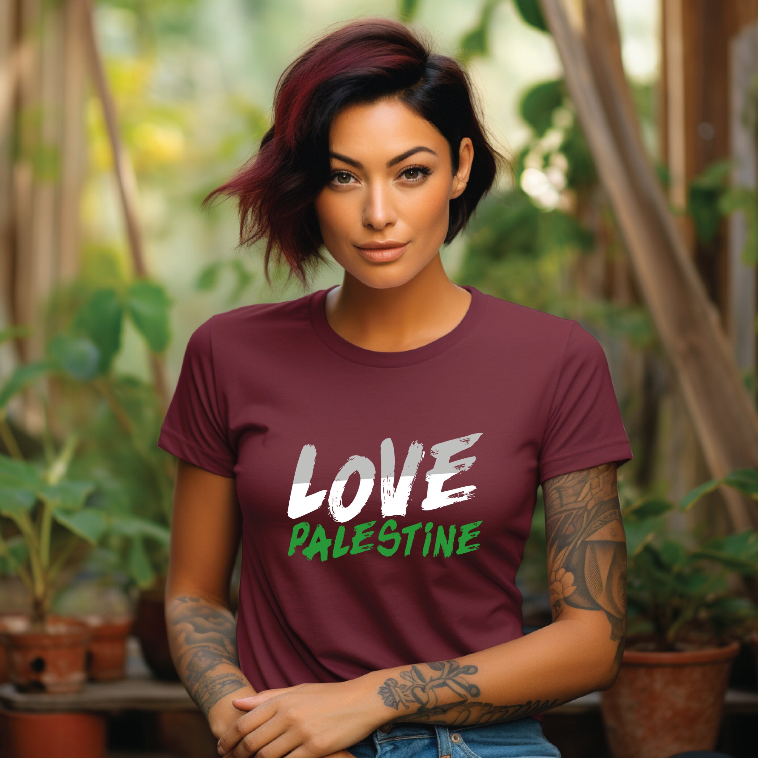 Love PALESTINE Palestinian Ancestry Heritage Peace Support Graphic ...