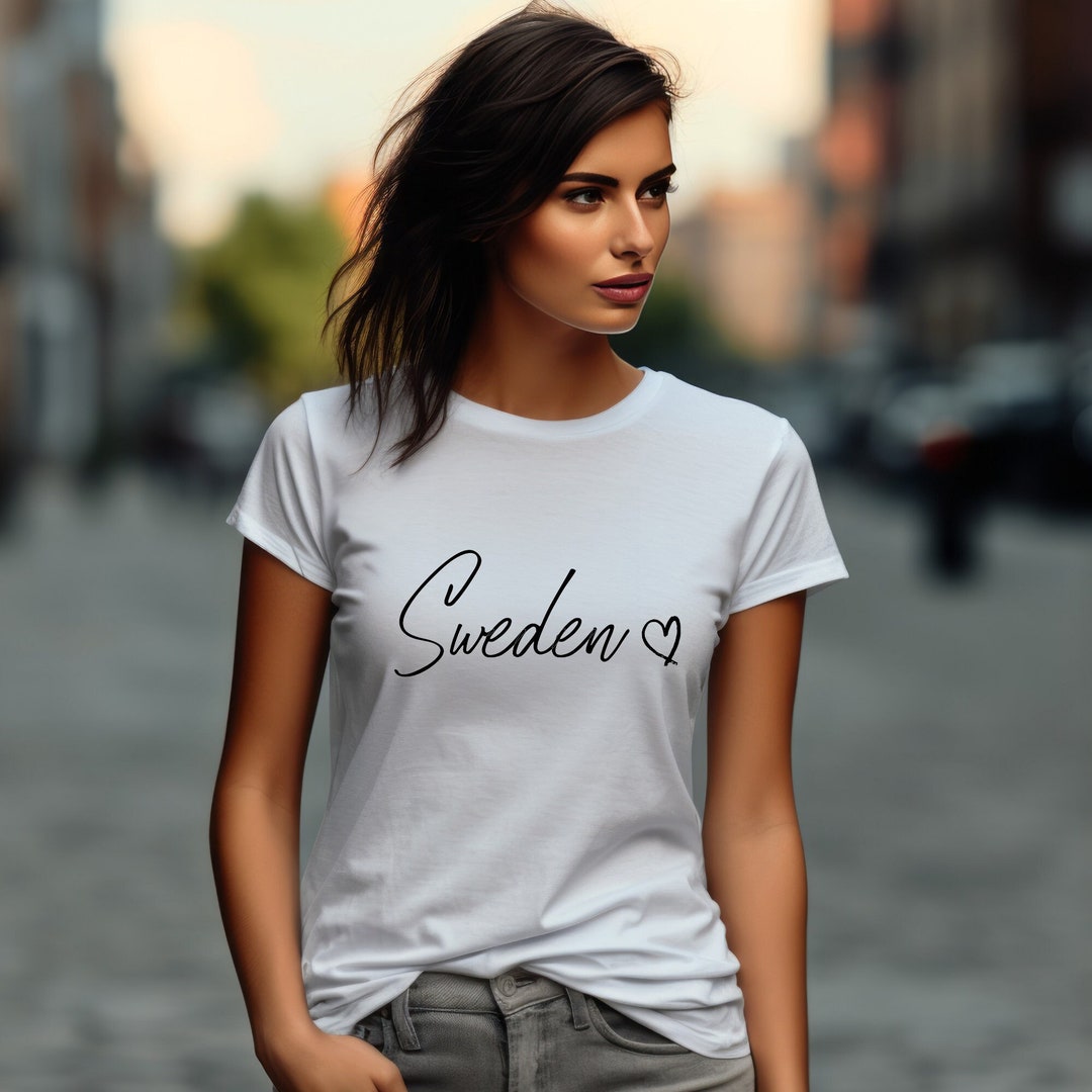 SWEDEN Simple Script Heart Swedish Family Tree Roots Heritage Ancestry ...