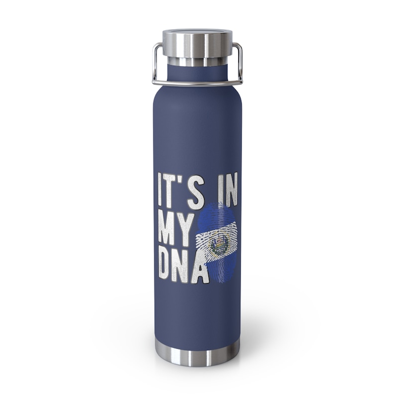 El Salvador DNA Flag Fingerprint 22 Oz. Copper Vacuum Insulated ...