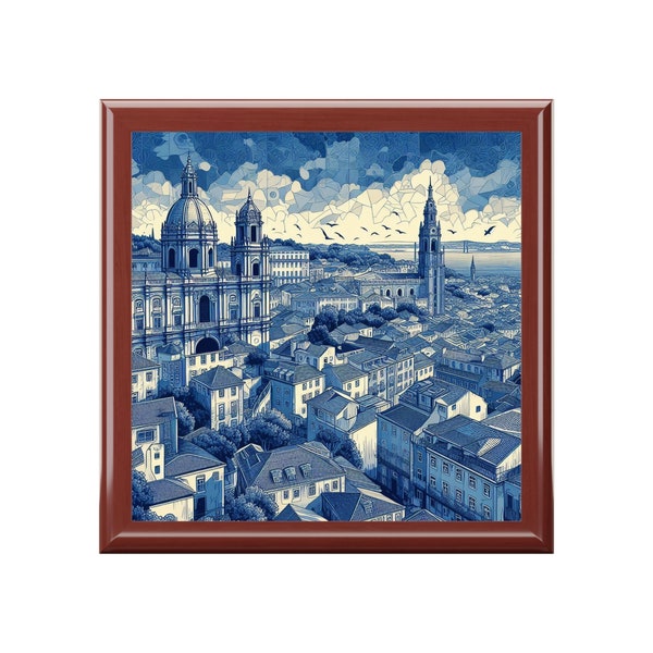 Portuguese Tile Jewelry Box - Etsy