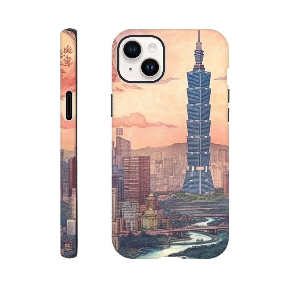 TAIPEI TAIWAN City Skyline View Taiwanese Travel Cell Phone Tough Case ...