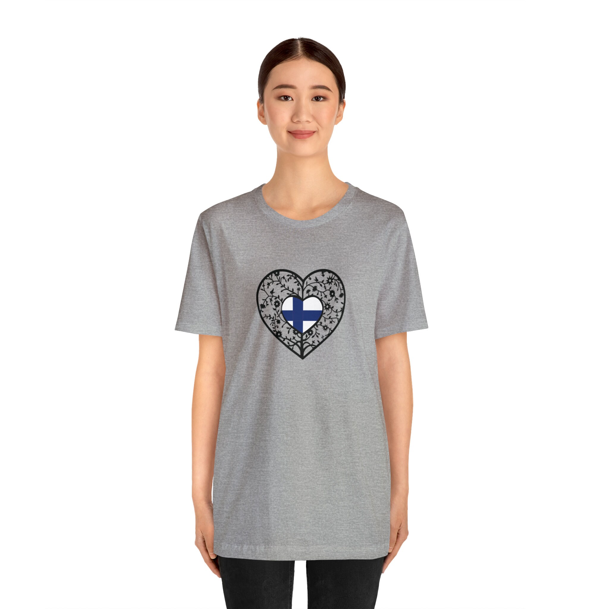 FINLAND Heart Flag Finnish Family Tree Roots Heritage Ancestry Pride ...