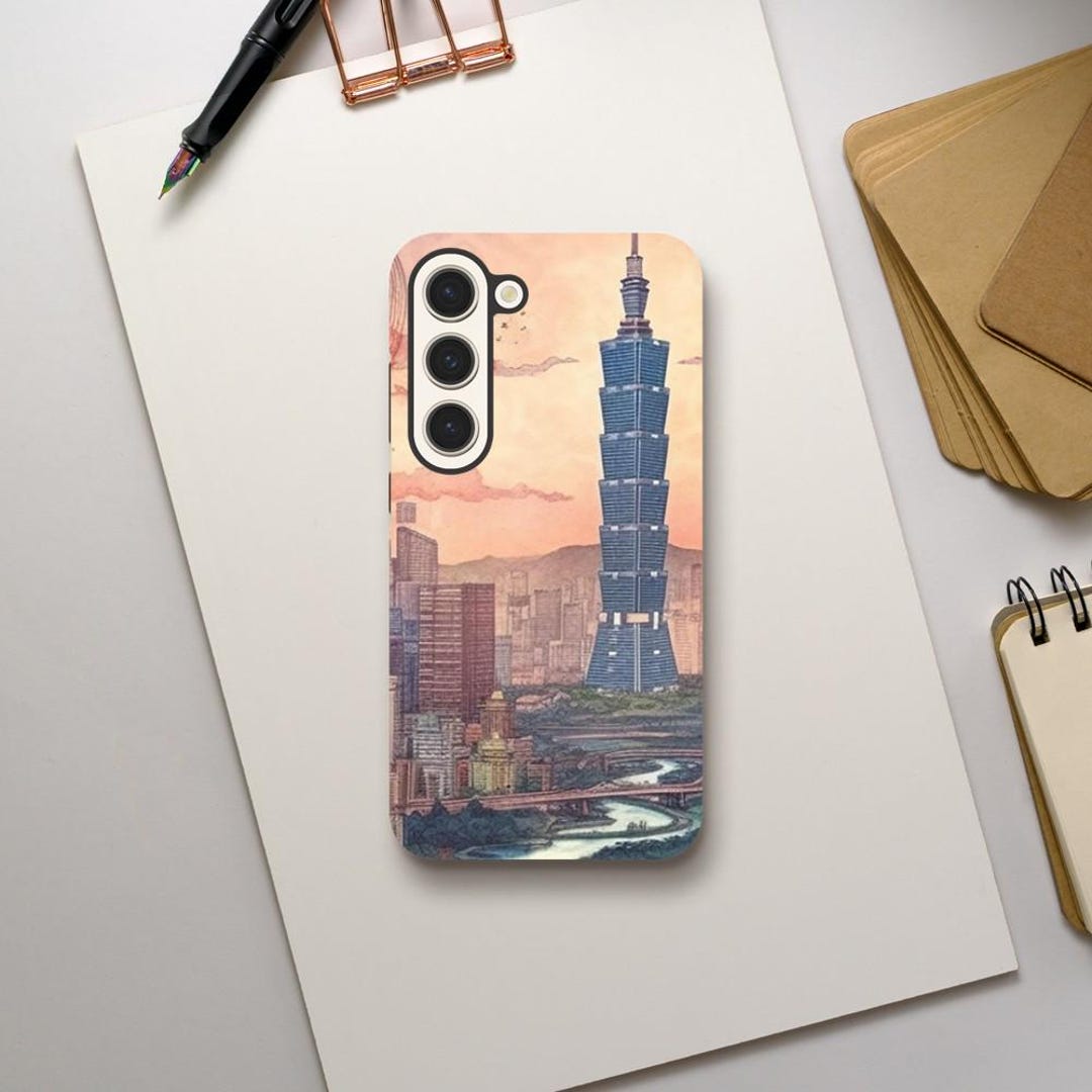 TAIPEI TAIWAN City Skyline View Taiwanese Travel Cell Phone Tough Case ...