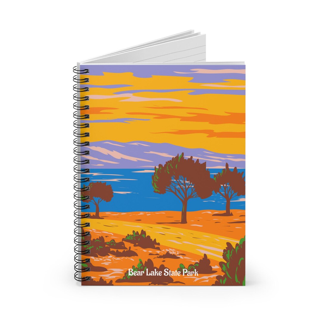 Bear Lake State Park Landscape - Ruled Line Spiral Notebook - Utah ...