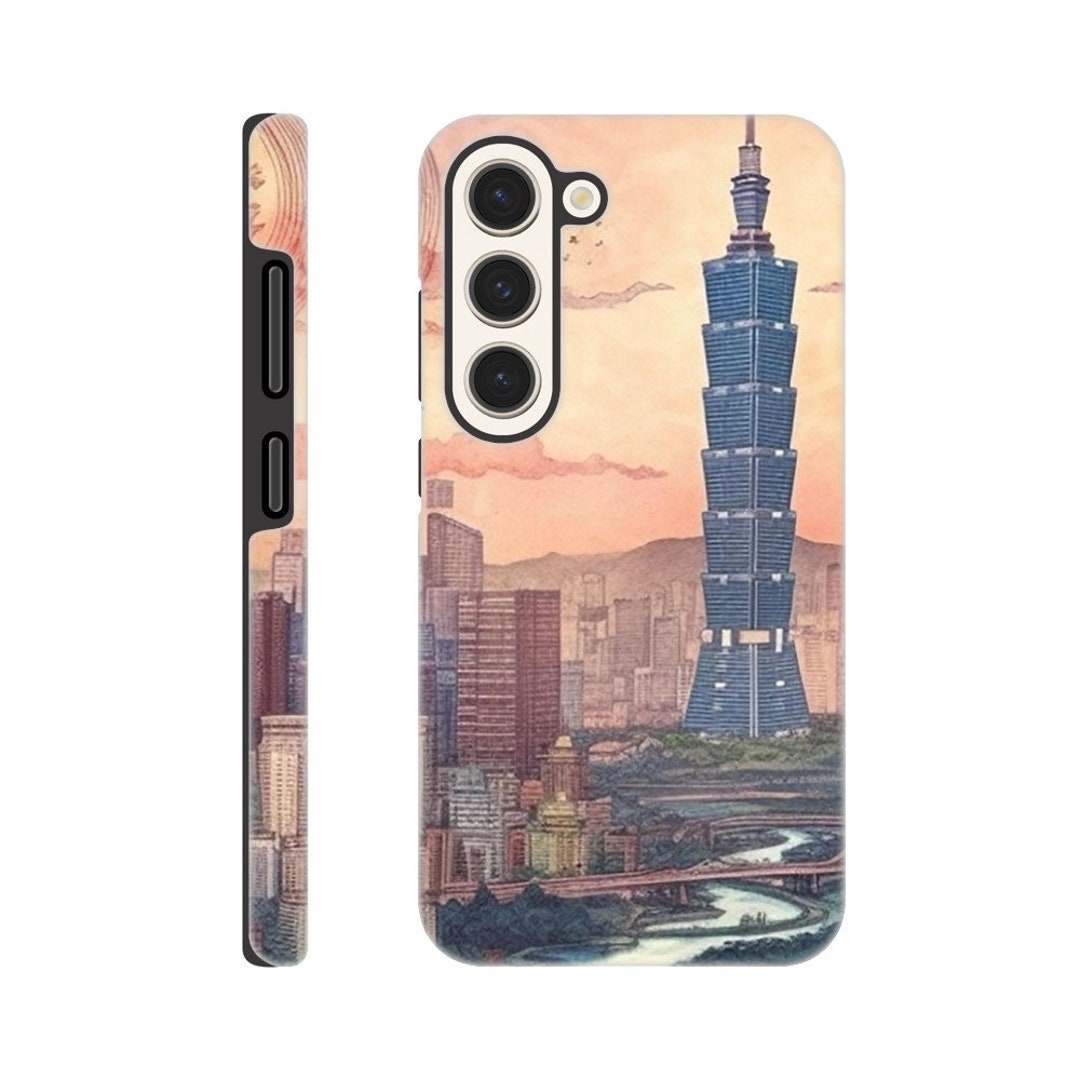 TAIPEI TAIWAN City Skyline View Taiwanese Travel Cell Phone Tough Case ...