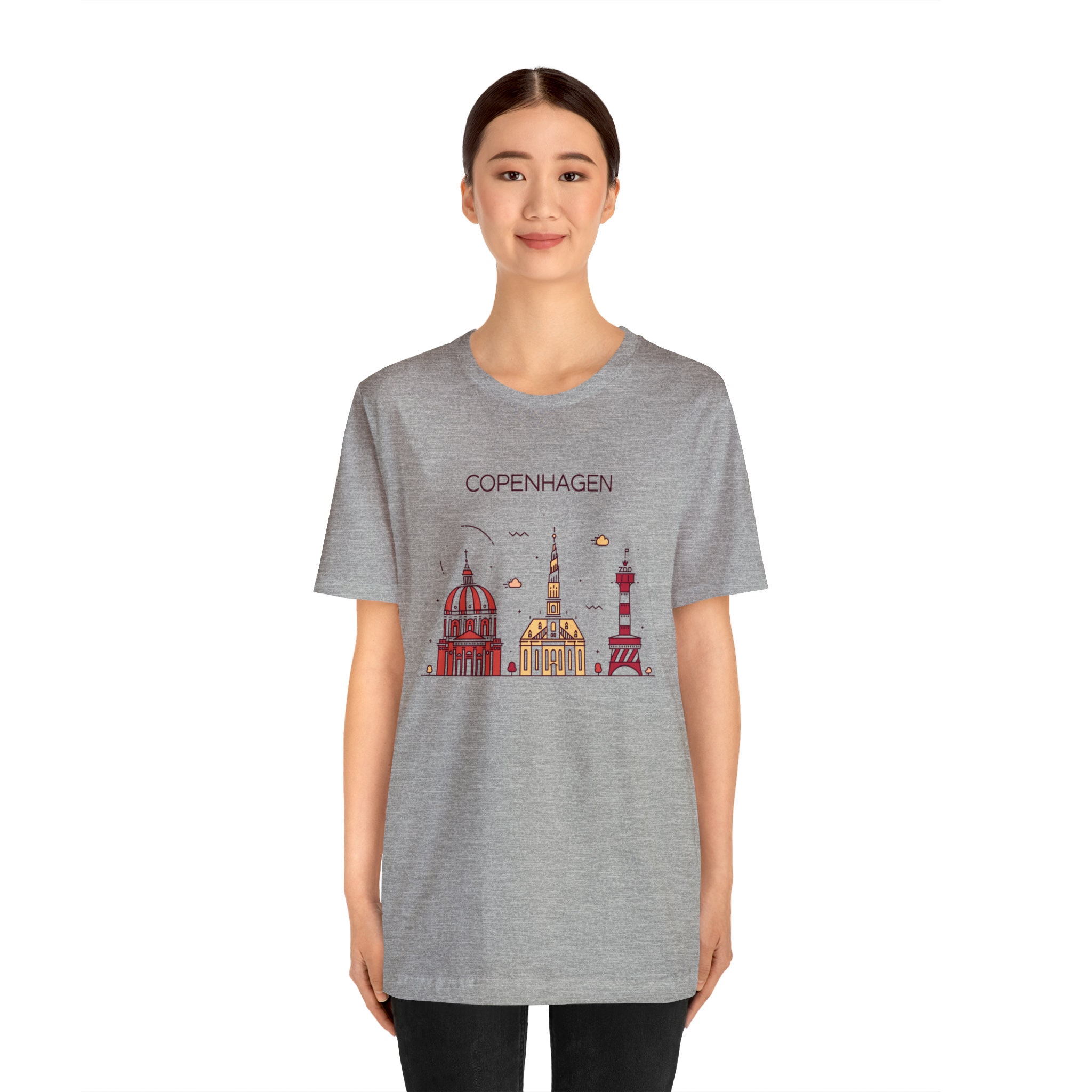 COPENHAGEN DENMARK City Skyline Travel Danish Family Roots Heritage ...