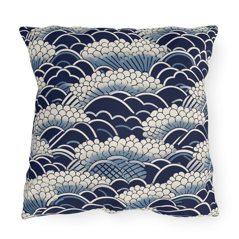 Waves Pillow - Etsy