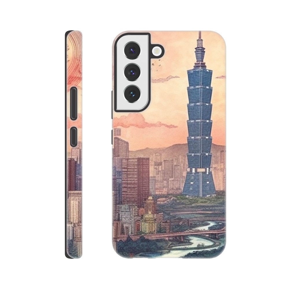 TAIPEI TAIWAN City Skyline View Taiwanese Travel Cell Phone Tough Case ...