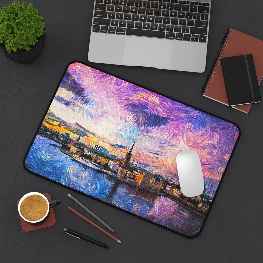 STOCKHOLM SWEDEN 3 Mm Thick Neoprene Desk Mat 3 Sizes Office Accessory ...