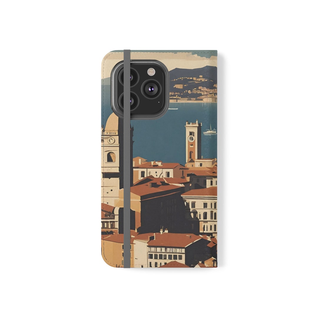 GENOA ITALY Skyline Italian City View Vegan Faux Leather Cell Phone ...