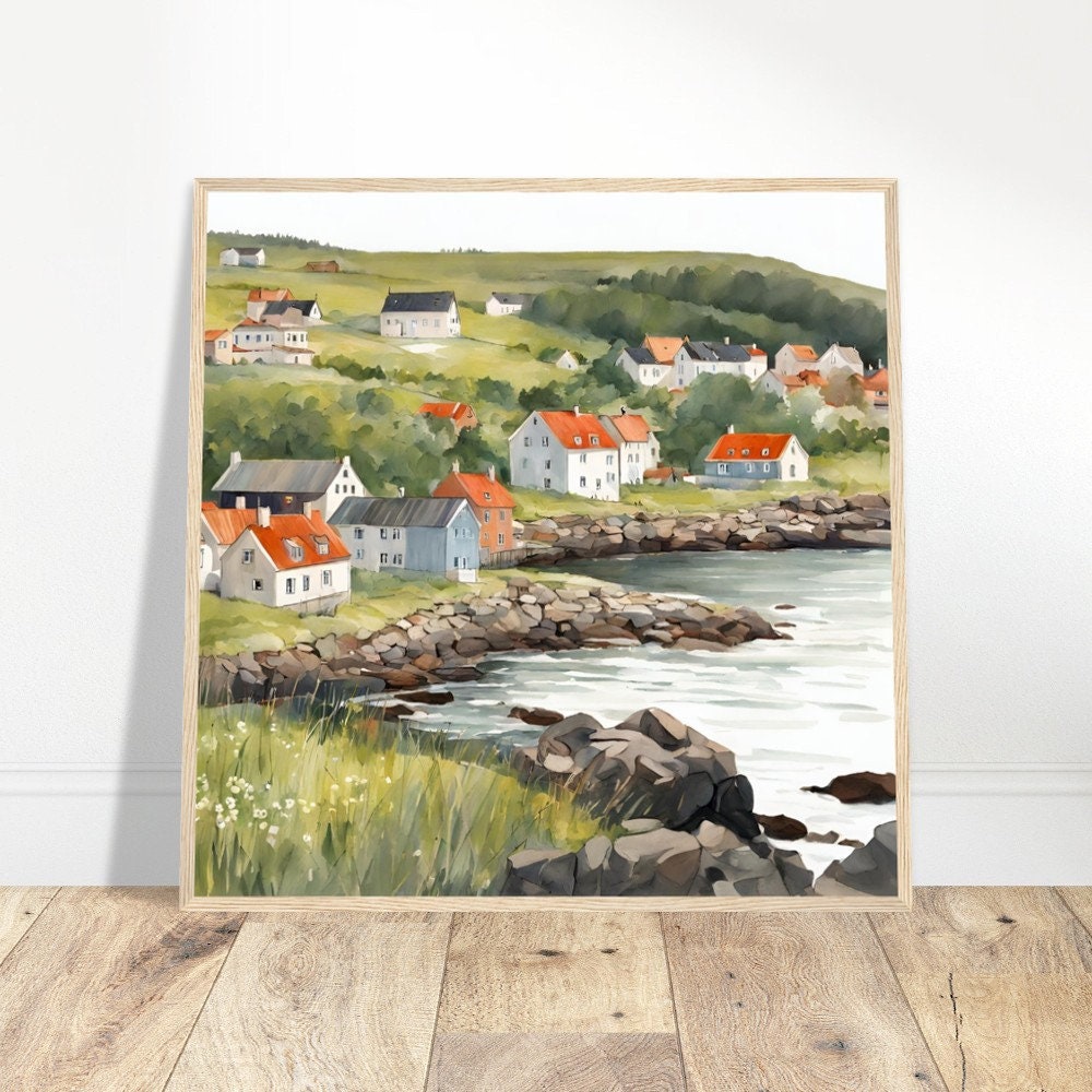 BOHUS Province SWEDEN Swedish West Coast Landscape Travel Art Premium ...
