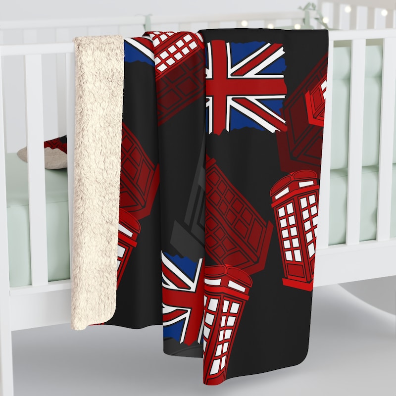 Union Jack Blanket - Etsy