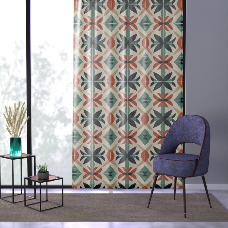 Terracotta Curtain - Etsy