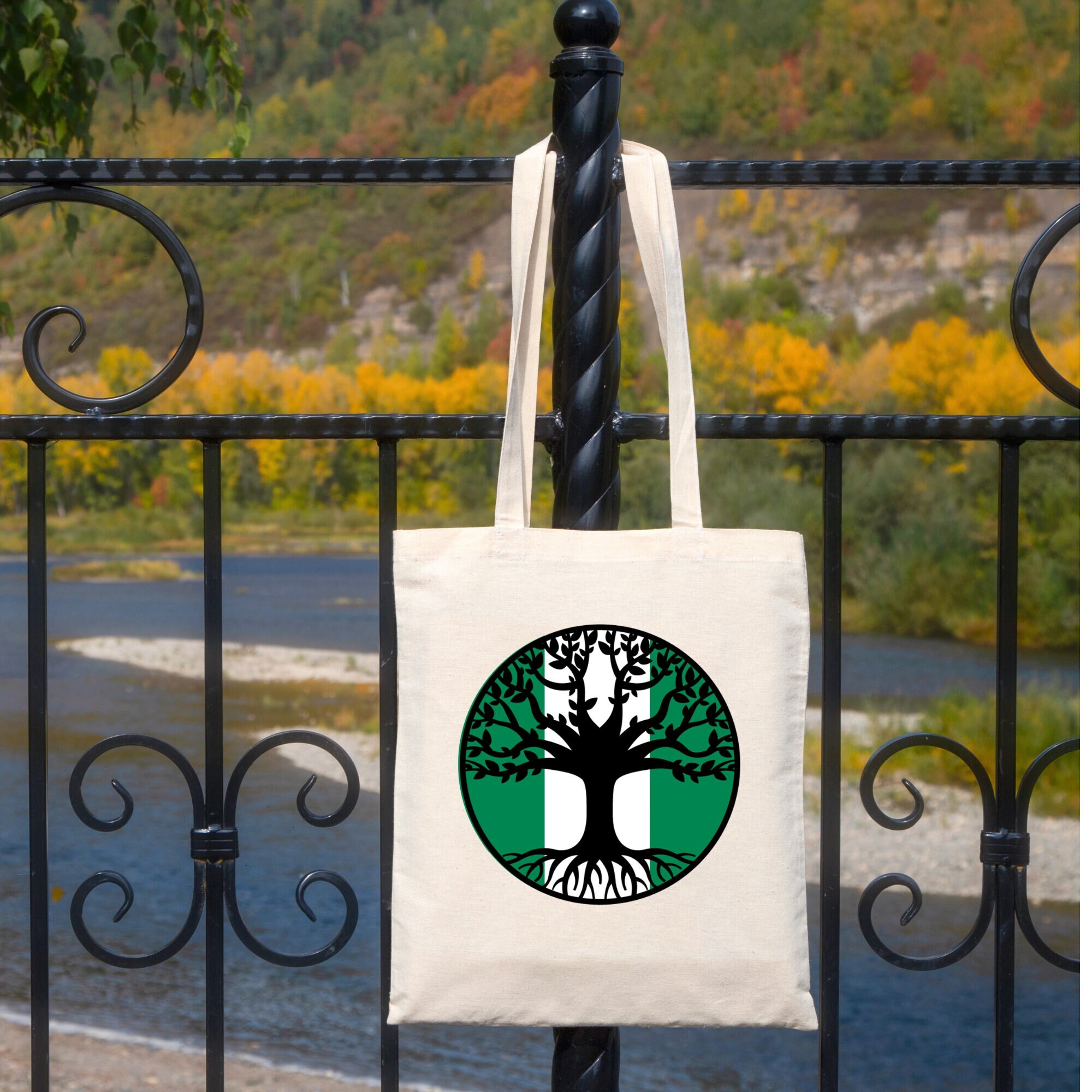 Nigeria Flag Family Tree Roots Nigerian Heritage Ancestry Pride 15 X 16 ...