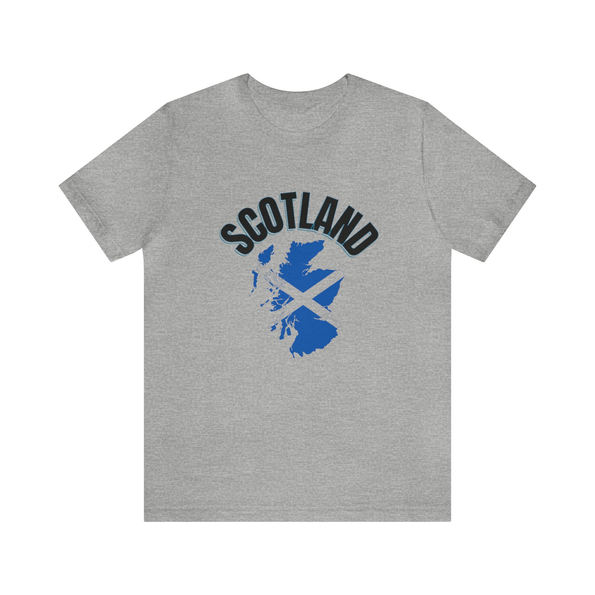 SCOTLAND Flag Map Scottish Heritage Ancestry Scot Pride Bella + Canvas ...