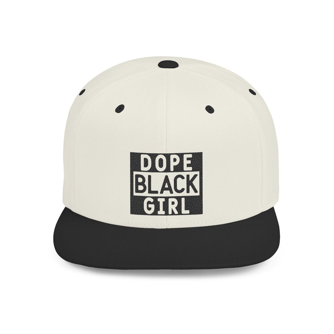 Dope Black Girl - Embroidered Flat Bill Snapback Cap - Urban Style ...