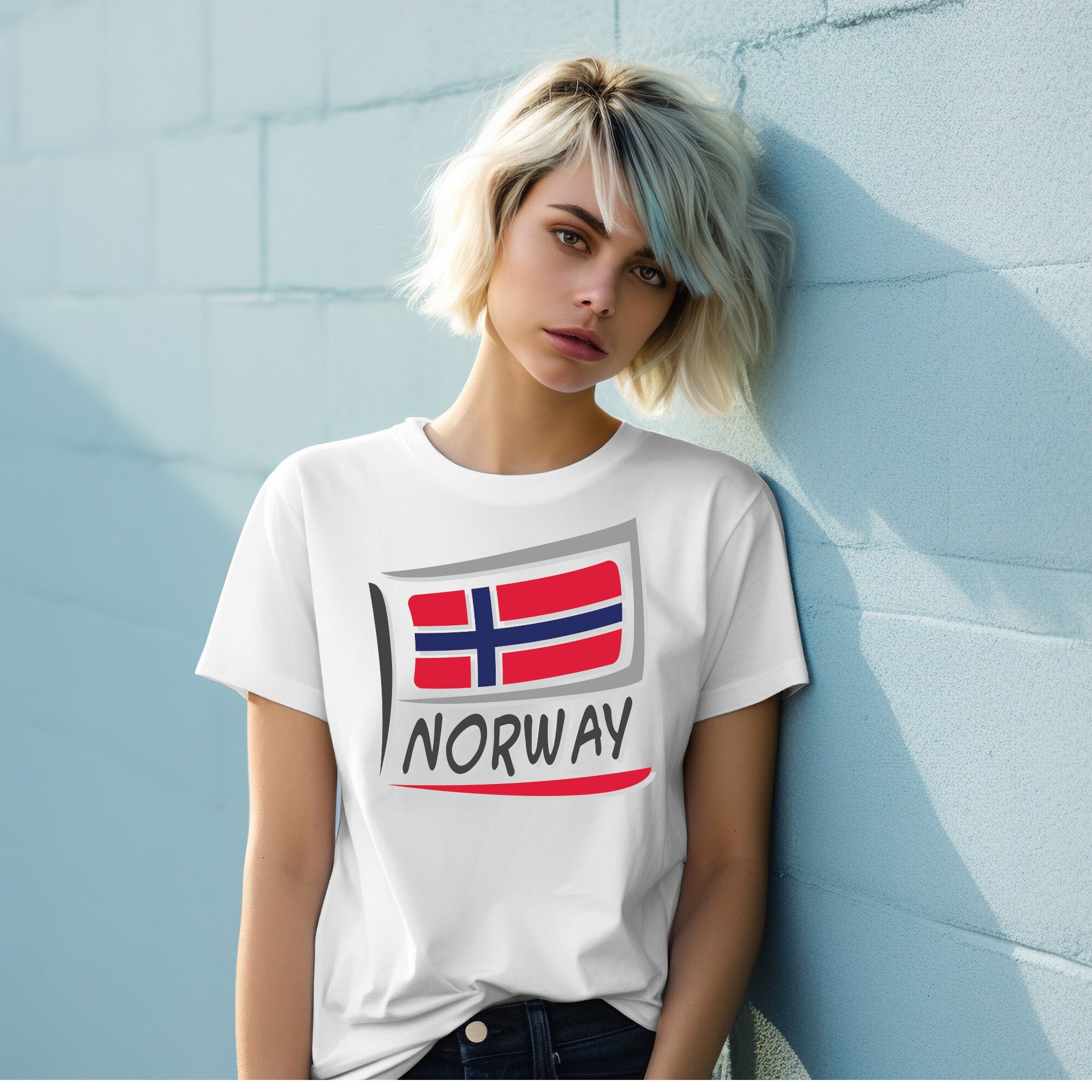 Norway Flag Norwegian Pride Norsk Norge Ancestry Unisex Cotton - Etsy