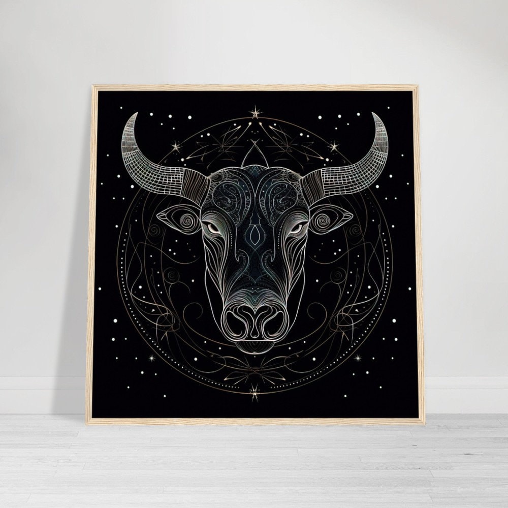 TAURUS Constellation Stars Astrology Sign Zodiac Premium Matte Paper ...